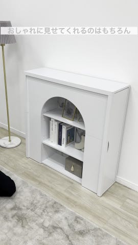 [幅90] マントルピース 大理石風 韓国インテリア | 【公式】LOWYA(ロウヤ) 家具･インテリアのオンライン通販